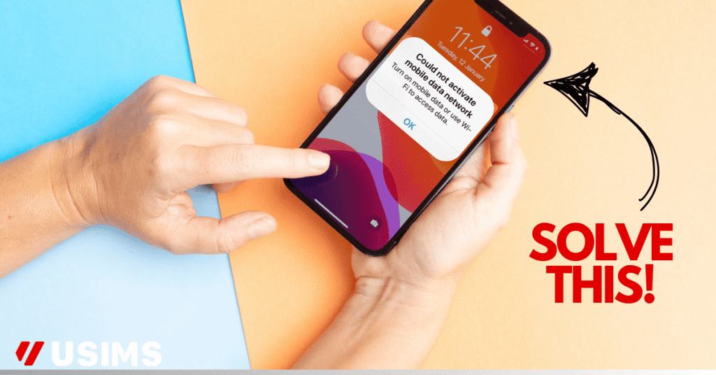 SOLVED: Could Not Activate Cellular Data Network Issue